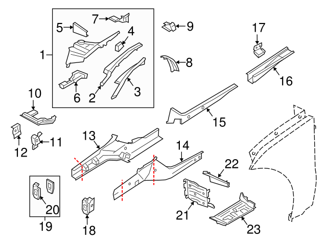 Genuine Porsche 95B-805-030-AY-GRV |Upper Reinforced | FREE Shipping on ...