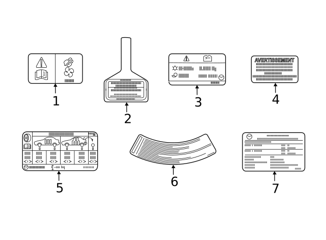 2021-2023 Mazda CX-30 Tire Information Label dekk69014a | TascaParts.com