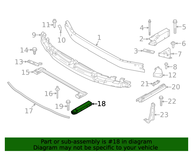 Genuine BMW 51-11-7-374-790 | Front Bracket | FREE Shipping on Most ...