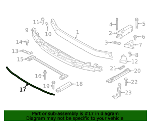 51-11-7-378-736 - Lower Support 2020-2023 BMW X2 | AutoNationParts.com