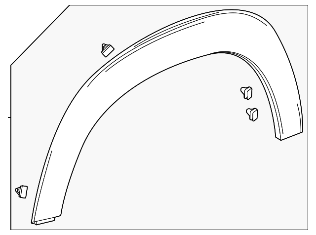 2021-2024 Chevrolet Trailblazer Molding 42810382 | GM Parts Center