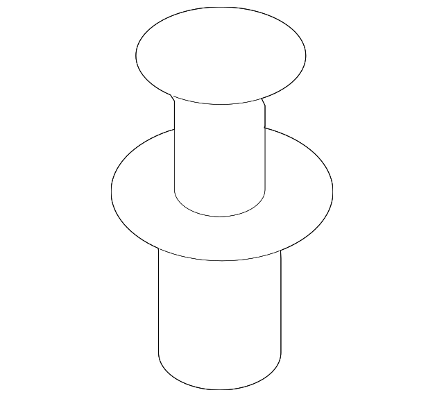 8E0-805-163 - Sight Shield Clip 2012-2024 Audi | Audi OEM Parts