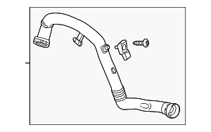 2018-2020 GM Inter-Cooler Hose 84836354 GM | GMPartsDirect.com