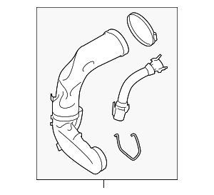 2014-2018 BMW X5 Engine Air Intake Hose 13-71-8-574-785 ...