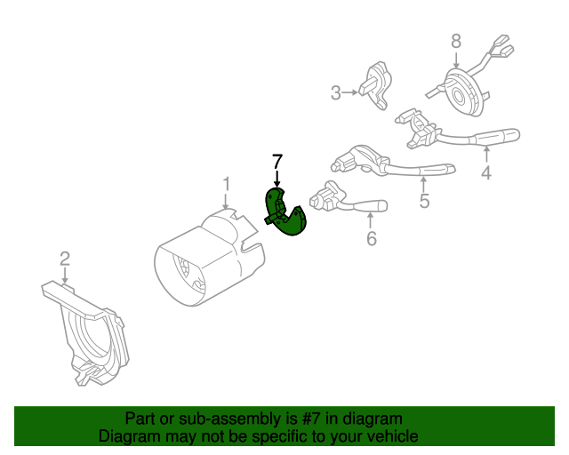 2003-2012 Mercedes-Benz Steering Column Control Module 028-545-69-32 ...