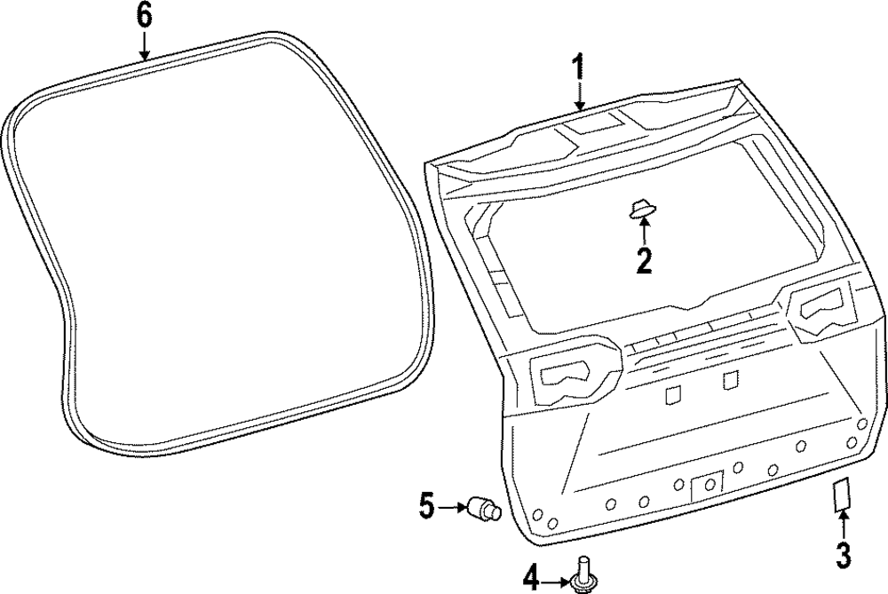 Panel Sub Assembly Back 67005-0A480 | Toyota Parts Center
