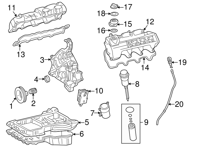 2003-2021 Mercedes-Benz Oil Cooler 271-188-04-01 | Mercedes-Benz Parts