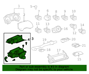 83108-48140 - Driver Info Center Module - 2021 Toyota Venza | Sparks Parts