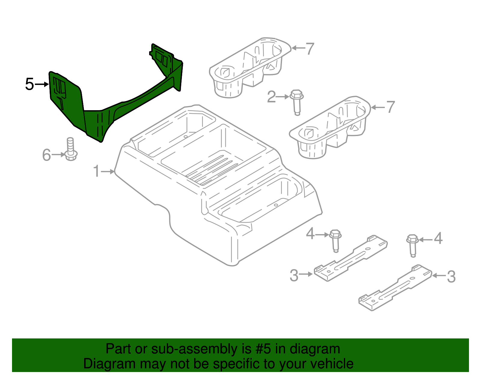 Genuine OEM Ford Part - Front Panel NL1Z-78045A76-FA | Genuine OEM Ford ...