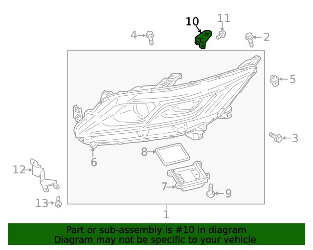 2018-2020 Mitsubishi Eclipse Cross Upper Bracket 8301D384 | Auto Parts