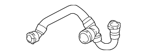 17128616531 - 2016-2021 BMW Upper Hose (17-12-8-616-531) | BMW of South ...