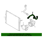 2016-2021 BMW Upper Hose 17-12-8-616-531 | BMWPartsDirect.com