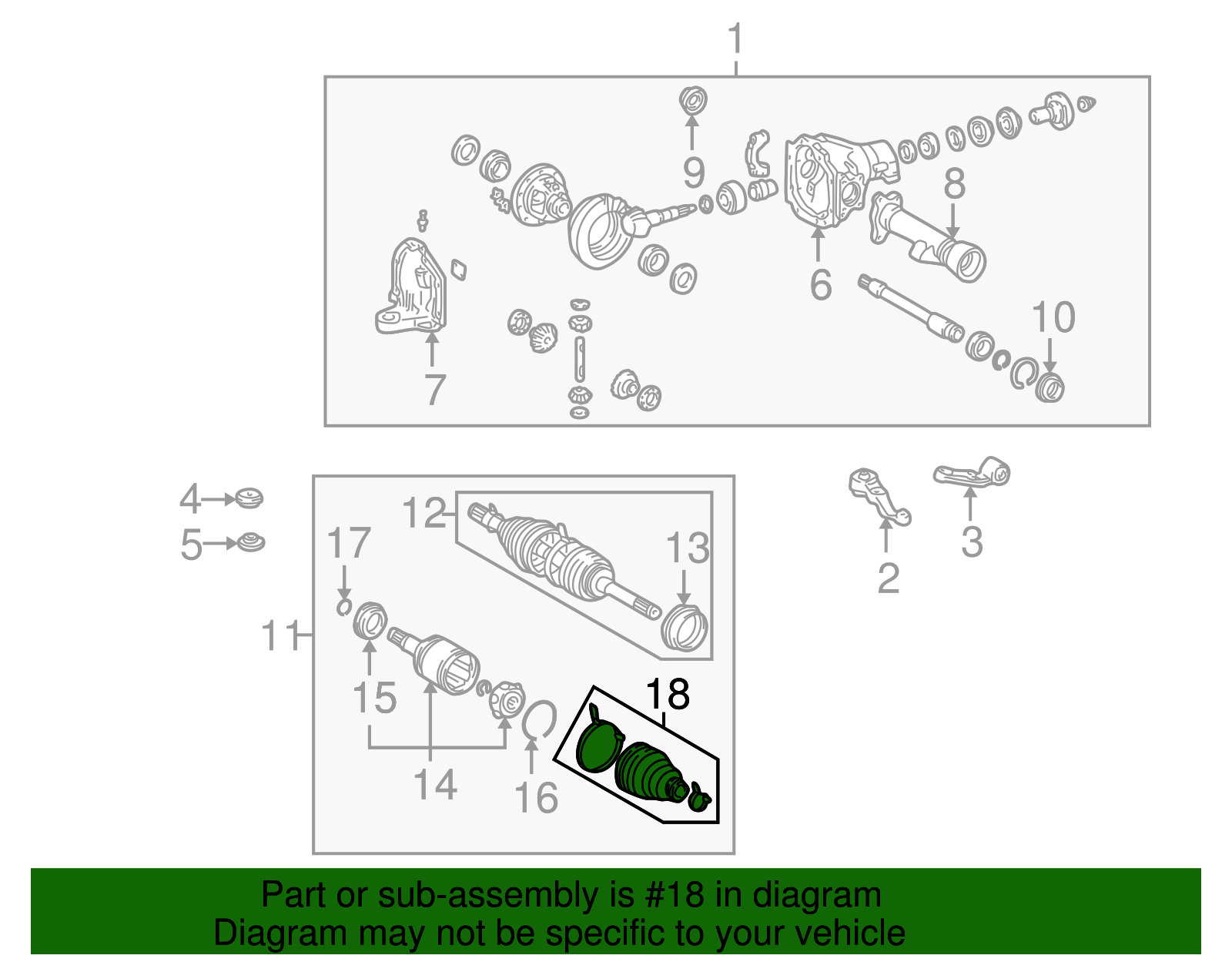 04437-60081 - Boot Kit 1998-2007 Lexus LX470 | Lexus of Stevens Creek Parts