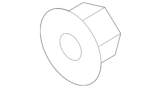 W716343-S440 - Trailing Arm Lock Nut 2013-2024 Ford | Ford Parts Direct