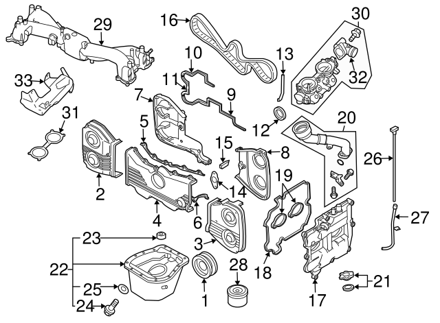 2002-2020 Subaru OEM NEW 2002-2020 Subaru Baja Forester Engine Intake ...