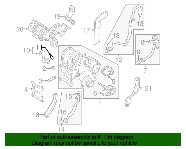 WHT-006-114 - Water Inlet Pipe O-Ring 2015-2024 Audi | Audi OEM Parts