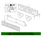 2019-2022 GM Bed Tailgate Step Light For Multi-Pro 84347814 ...