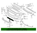 2014-2017 Volvo XC60 Lower Grille 31323774 | TascaParts.com