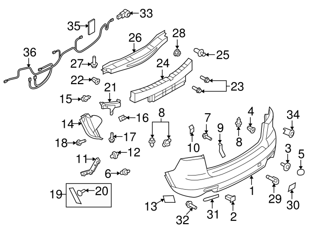 TK22-50-221B-BB - Bumper Cover 2013-2015 Mazda CX-9 | Mazda Wholesale ...