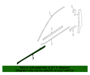 2018-2023 BMW X2 Door Molding 51-13-7-421-440 | AutoNationParts.com