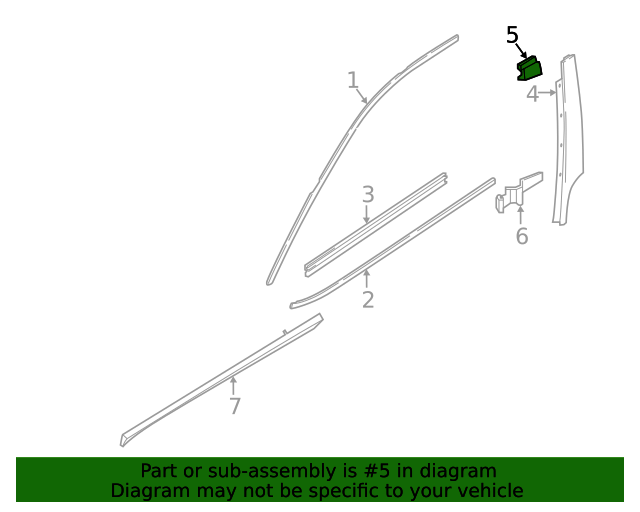 51337433152 - 2018-2022 BMW X2 Applique Pad (51-33-7-433-152) | BMW of ...