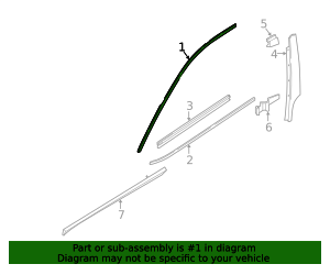 51337420811 - 2018-2023 BMW X2 Upper Molding (51-33-7-420-811) | BMW of ...