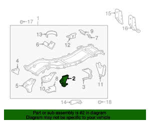 460-330-03-74 - Control Arm Bracket 2002-2005 Mercedes-Benz | Mercedes ...