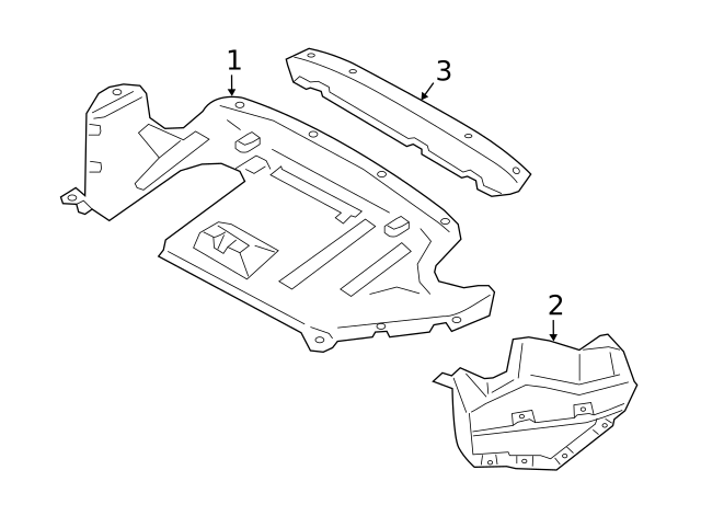 2019-2024 BMW Side Shield 51-75-9-477-342 | Genuine BMW Parts