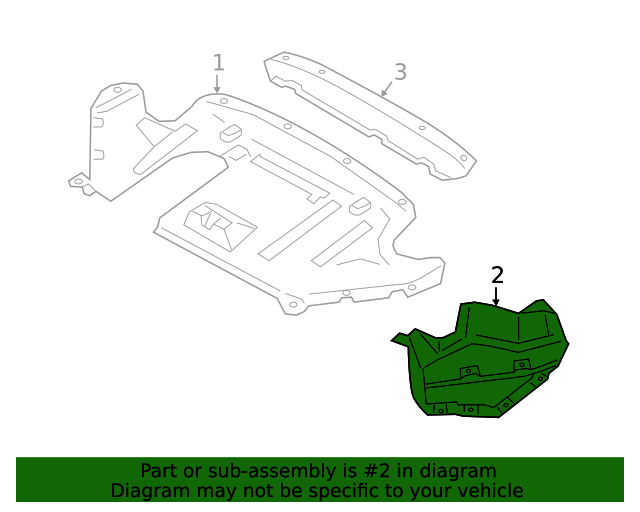 Genuine OEM BMW Side Shield Part# 51759477342 Fits 2019-2022 BMW: Up To ...
