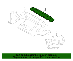 Genuine BMW 51-75-7-439-134 | Rear Shield | FREE Shipping on Most ...