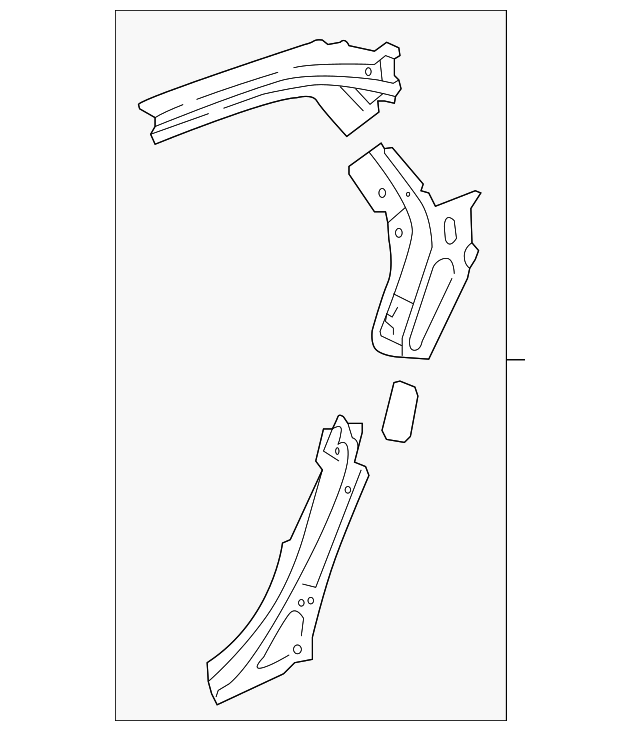 8W5-809-737 - Front Pillar 2017-2023 Audi | Audi OEM Parts