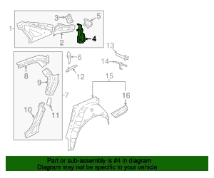 2017-2024 Audi Rear Support 8W5-809-306 | OEM Parts Online