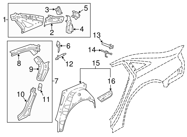 2017-2024 Audi Rear Support 8W5-809-306 | OEM Parts Online