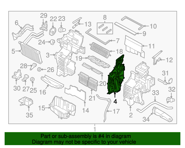 2015-2021 Kia Sedona Case Assembly 97206-A9000 | TascaParts.com