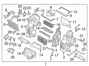 2011-2021 Kia HVAC Blend Door Actuator 97159-4R050 | OEM Parts Online