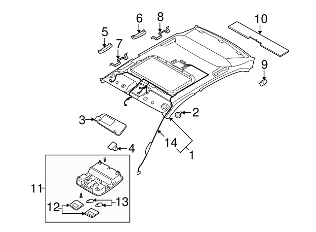2004-2009 Kia Amanti Front Bracket - Driver's Side (LH) 85331-3F200 ...