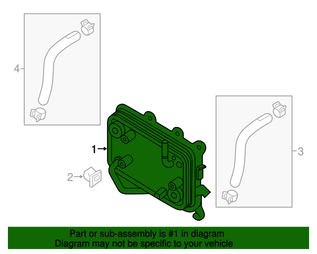 25620-D5000 - Oil Cooler - 2017-2019 Hyundai Sonata | Joseph Airport ...