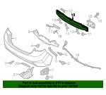 2011-2013 Hyundai Elantra Impact Bar 86631-3X000 | hyundaiparts