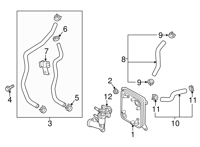 25620-E6000 - Trans Cooler 2017-2020 Kia Optima | Kia.Parts Store