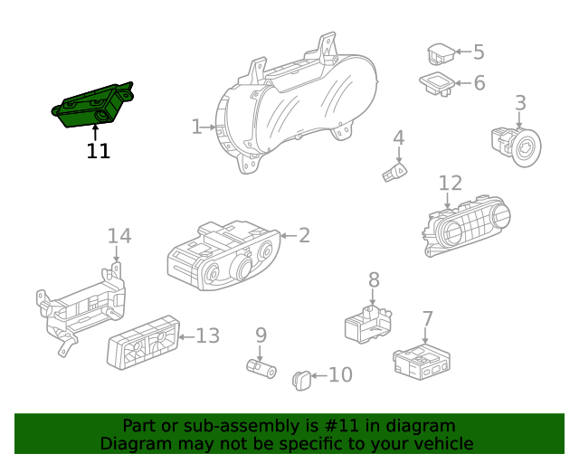 2021-2023 GM Display Unit 84856592 | GMPartsDirect.com