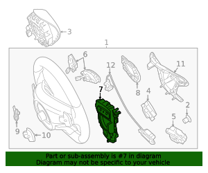 2017-2018 Mercedes-Benz Horn Contact Ring 099-464-54-02 ...