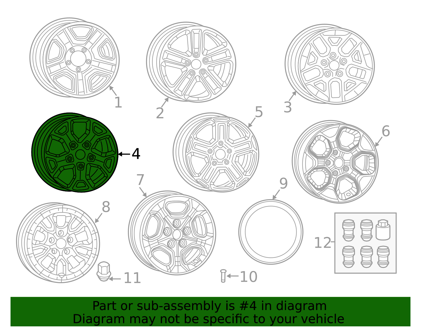 2020-2023 Jeep Wrangler Wheel 6SV82DD5AA | Mopar Parts Canada