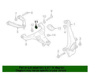 2017-2024 Nissan Lower Control Arm Cam 54559-EZ00B | Melloy Nissan Parts