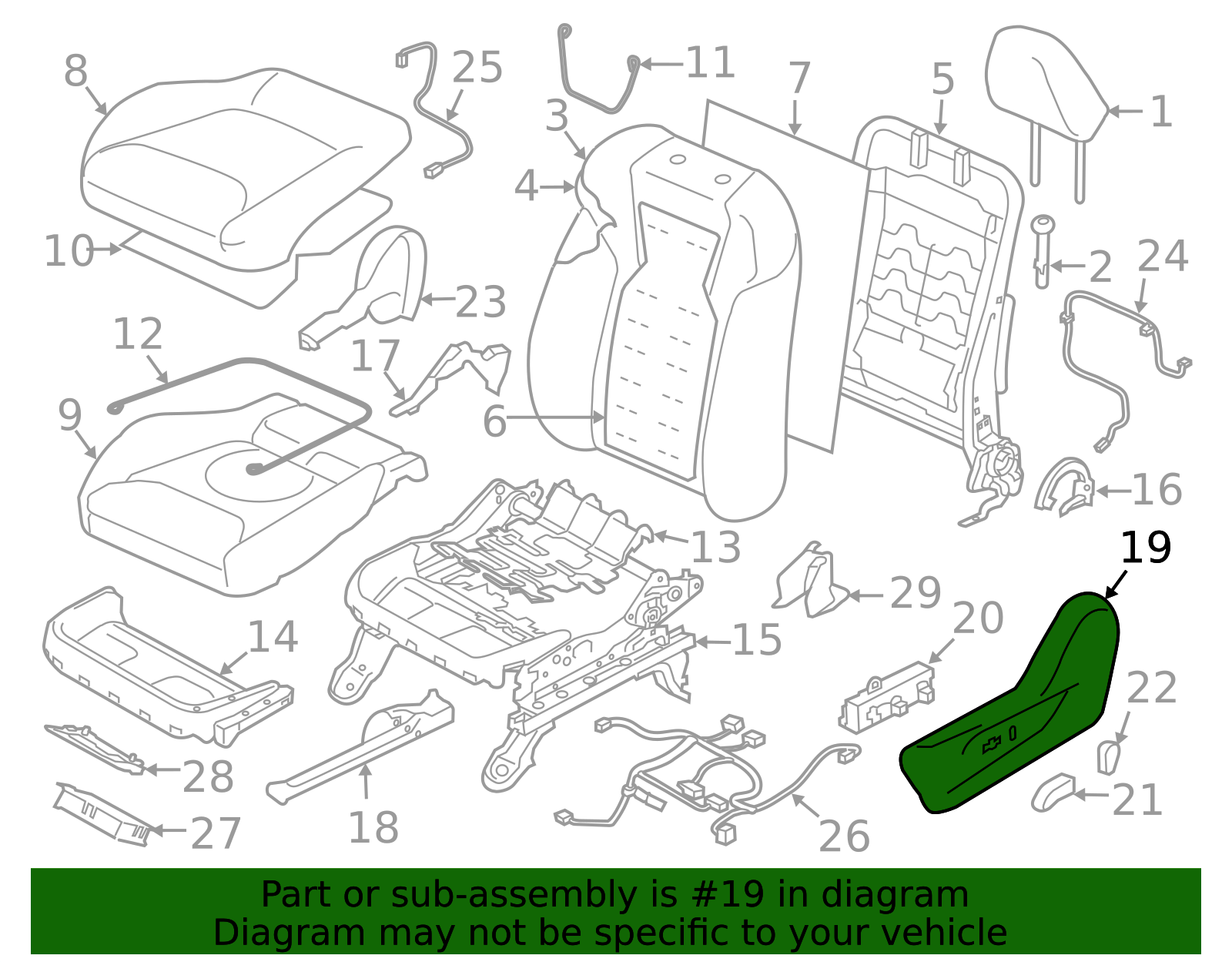 2019-2024 Subaru Outer Finish Panel 64115SJ232VH | Subaru Parts Store