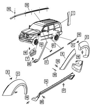 2002-2022 Mopar Rivet, Front 6506007AA | DodgeParts.com