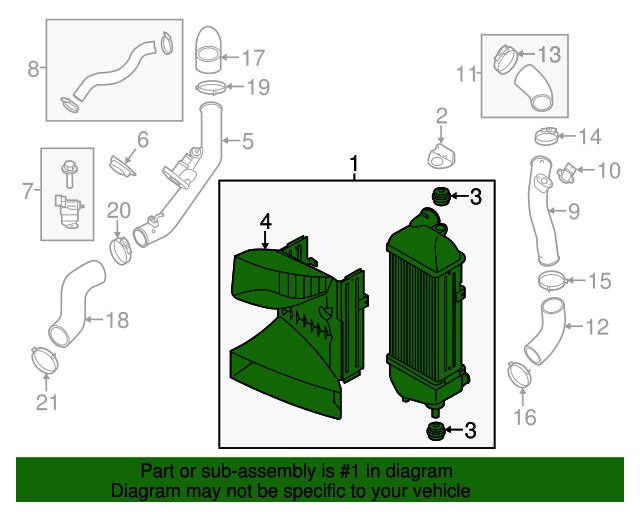 2013-2016 Hyundai Inter-Cooler 28270-2G300 | OEM Parts Online