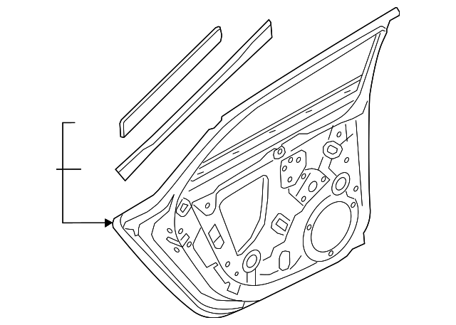 2017-2019 Audi A4 allroad Door Shell 8W9-833-051-E | Audi USA Parts