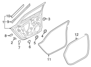 2017 Audi A4 allroad Door Shell 8W9-833-052-B | OEM Vehicle Parts