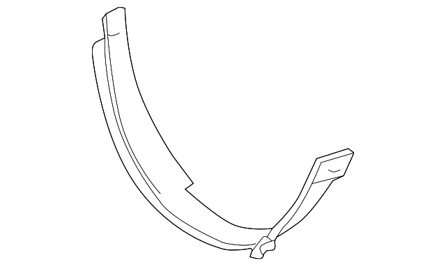 1997-2003 Toyota Tacoma Engine Cooling Fan Shroud Seal 16712-07010 ...