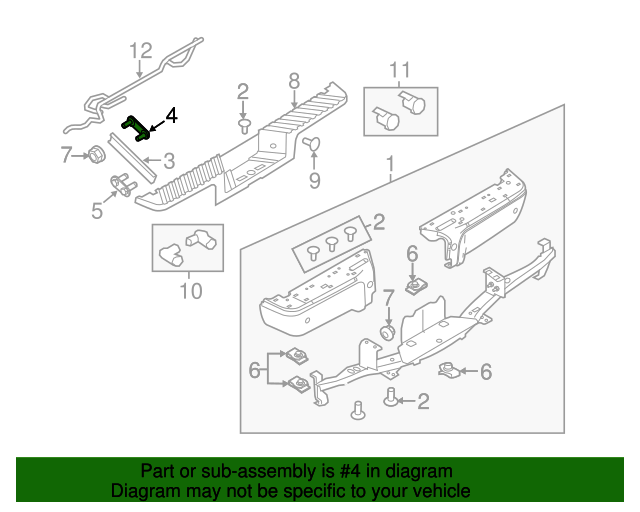 2008-2022 Ford Mount Bracket Bolt Plate W705175-S439 | TascaParts.com